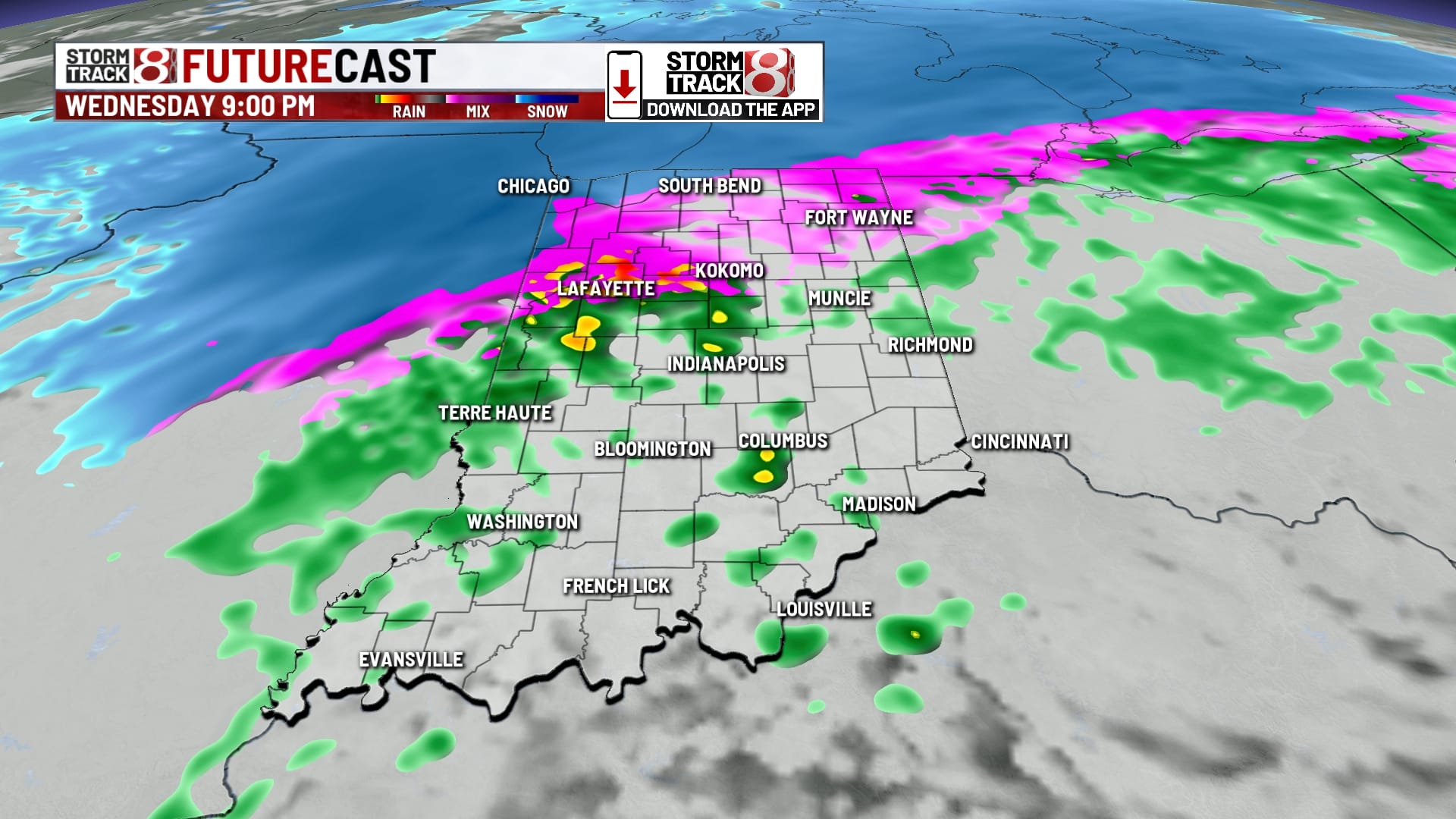 Impactful winter system inbound for Wednesday with snow and ice ...