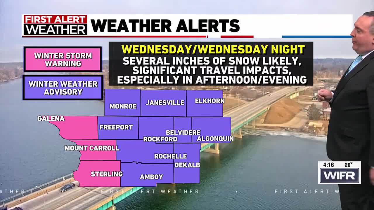 FIRST ALERT: Winter storm on the way for tomorrow