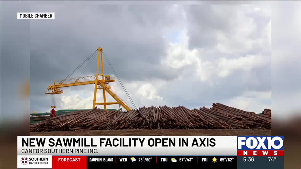 New sawmill facility opens in Axis