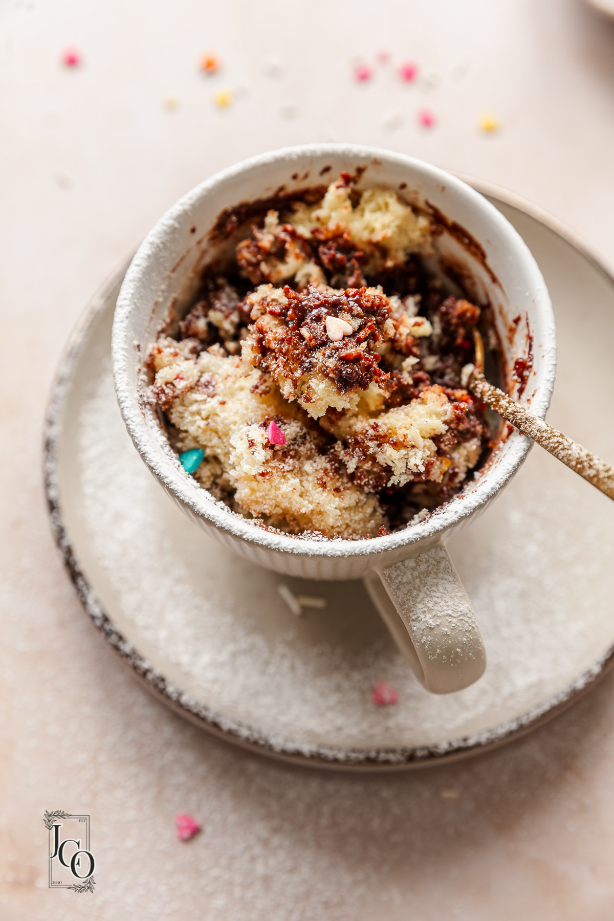 3-Ingredient Eggless Mug Cake