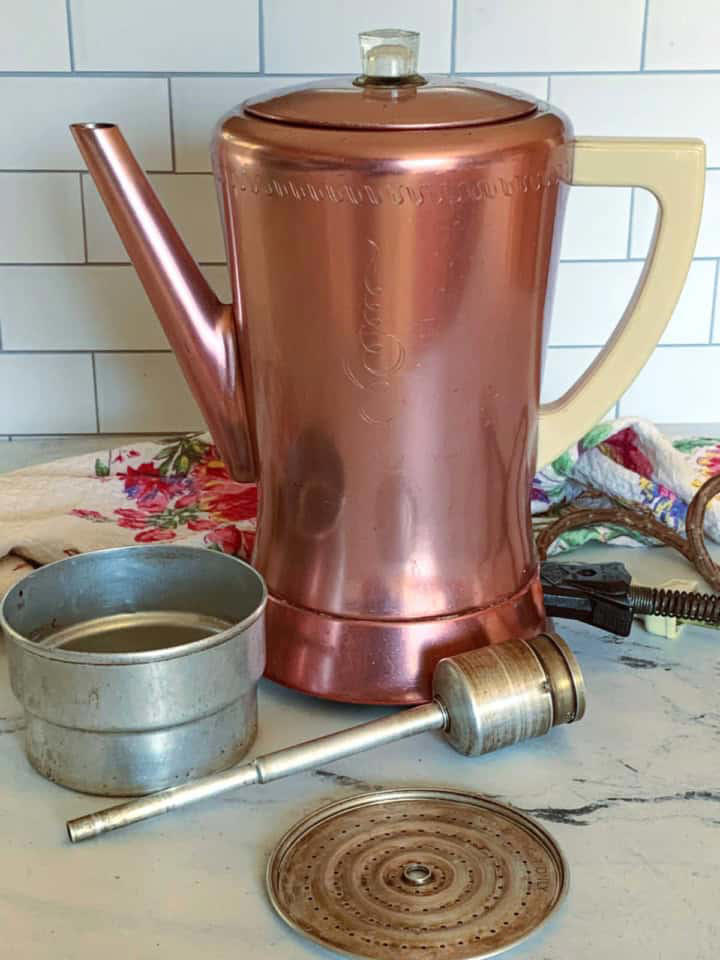 Vintage West Bend Flavo-Matic Percolator in Pink + How To Perk Coffee