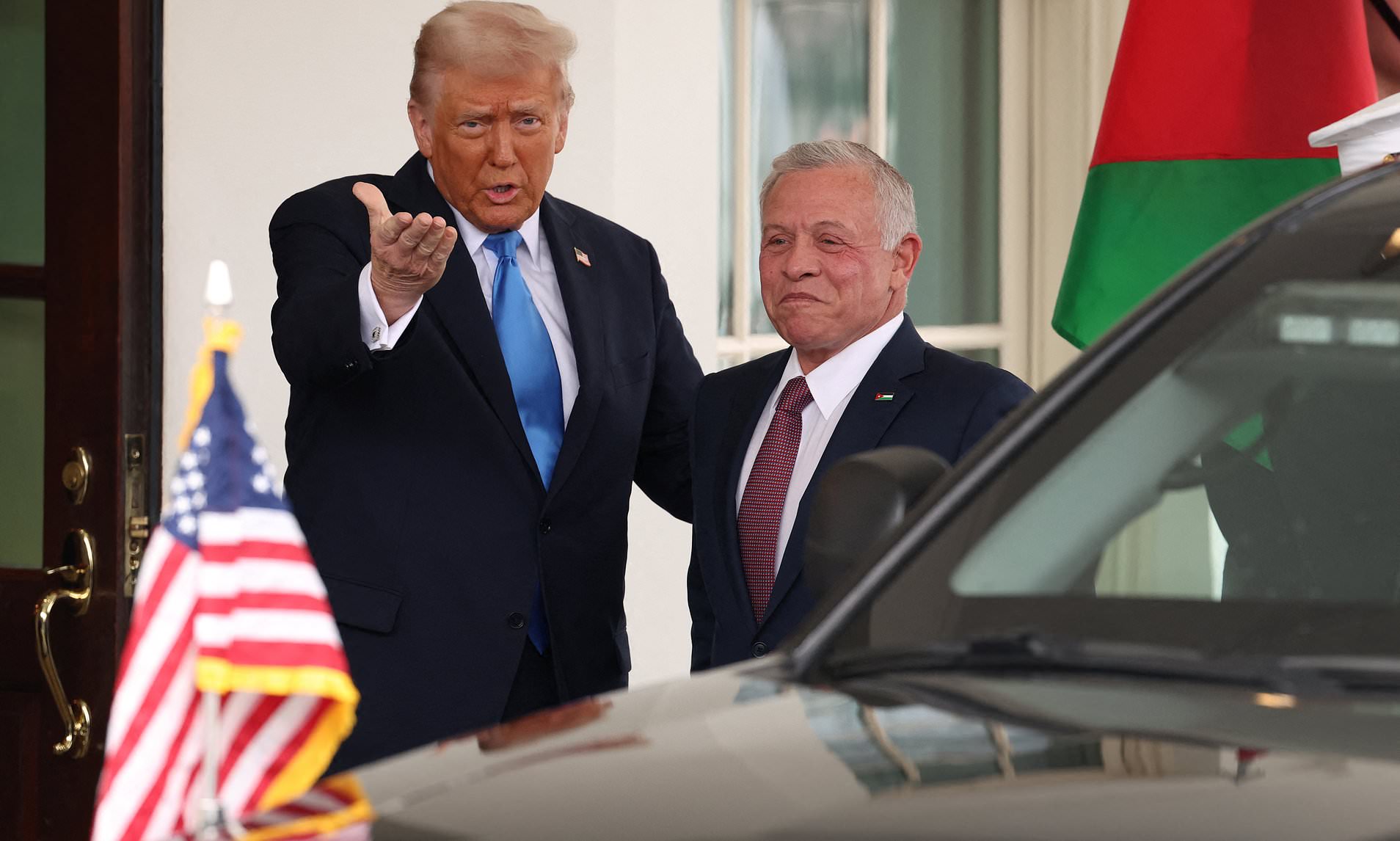 King Abdullah agrees to accept Palestinian kids after Trump threat