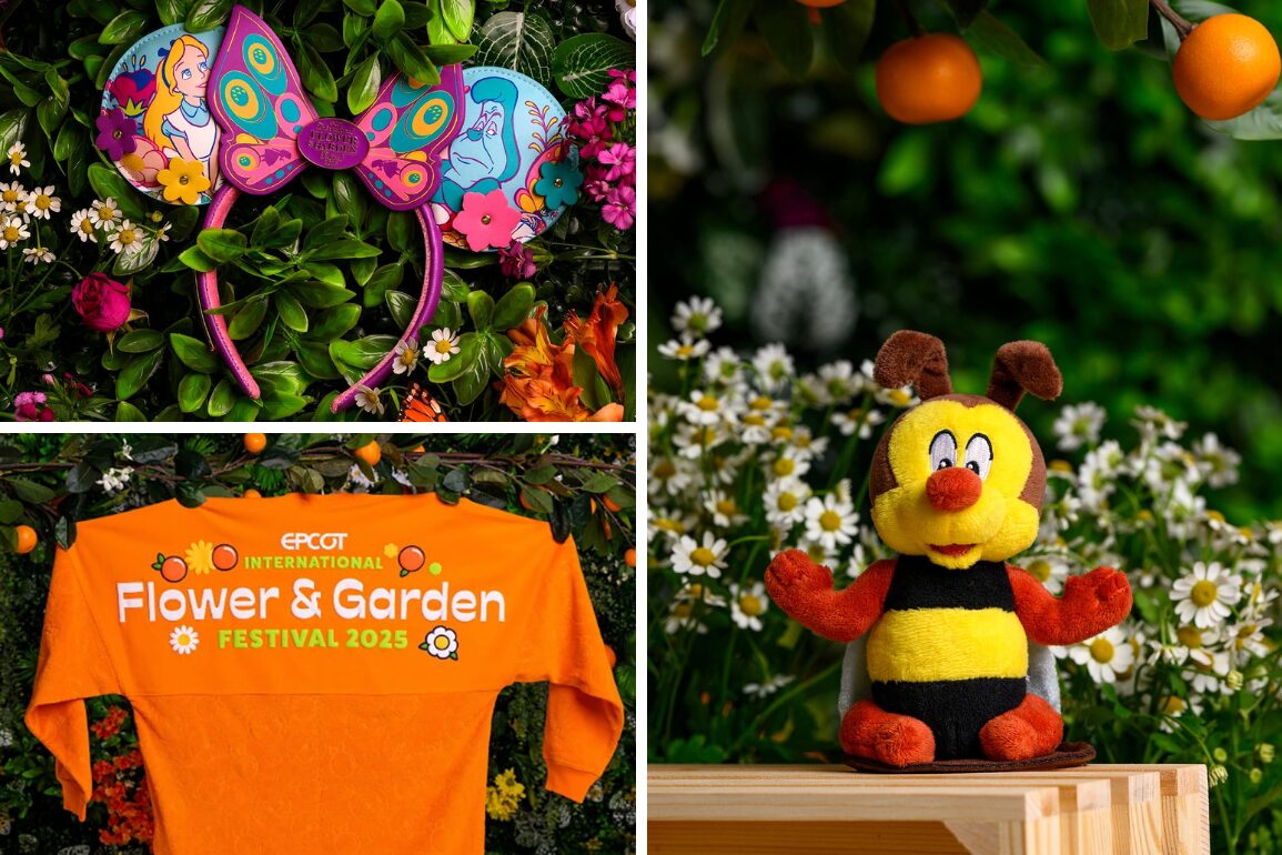 FIRST LOOK at 2025 EPCOT International Flower & Garden Festival Orange ...