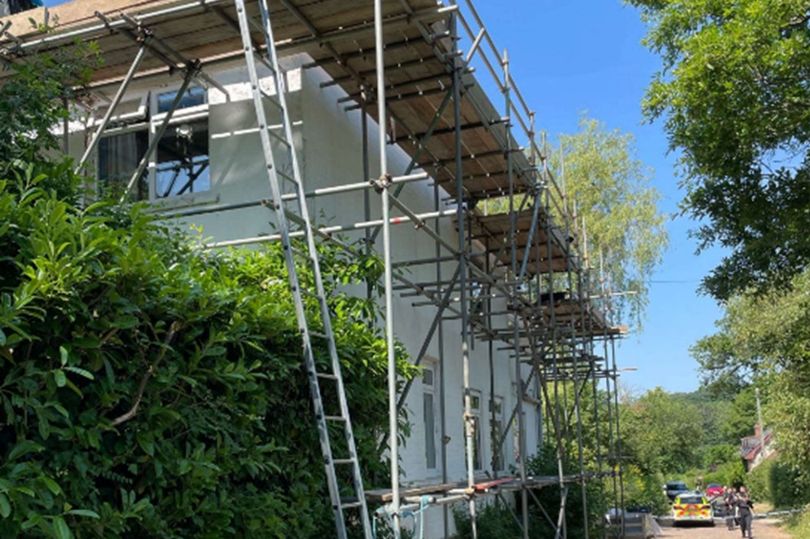 Devon dad 'lucky to be alive' after horror fall from scaffolding