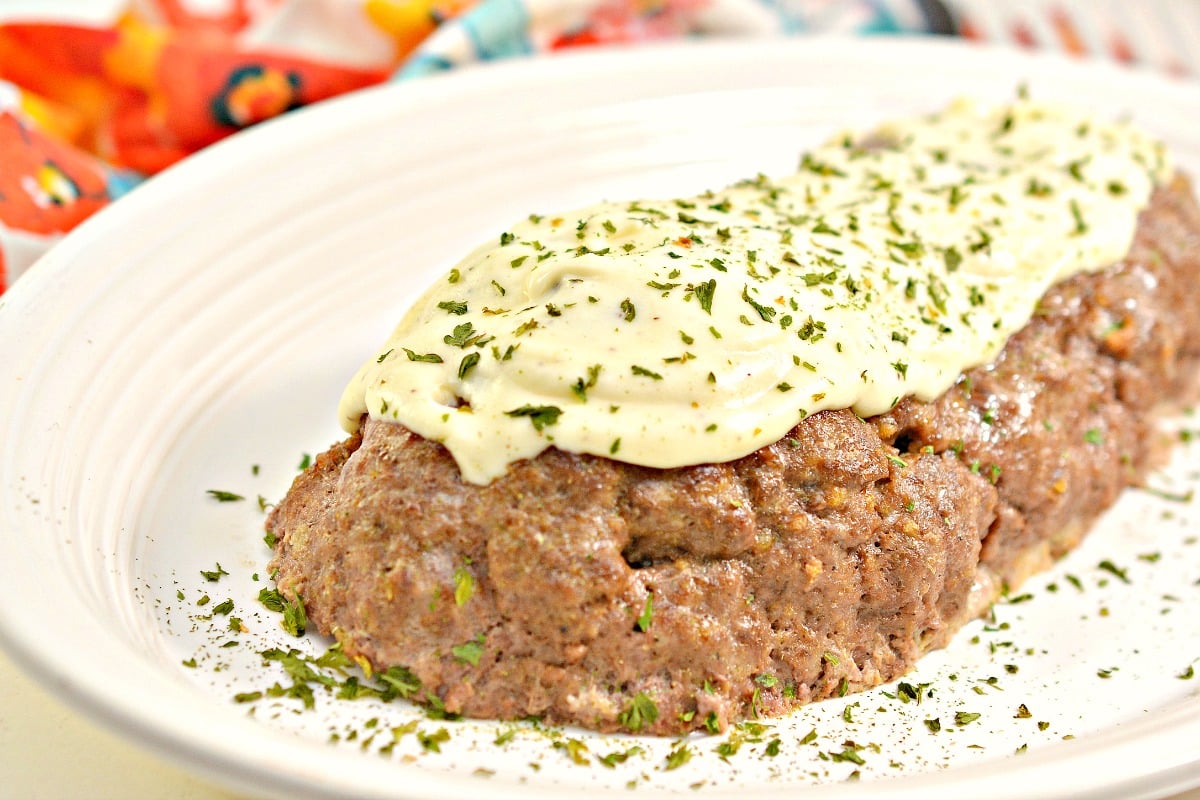 Amazing keto Philly cheesesteak stuffed meatloaf