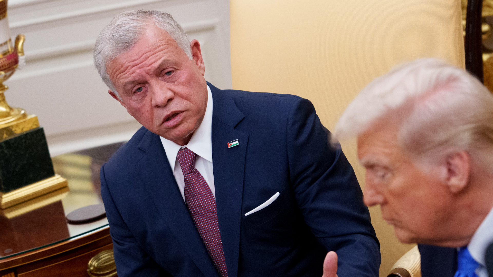 King Abdullah Tells Trump Jordan Will Take In 2,000 Gaza Children