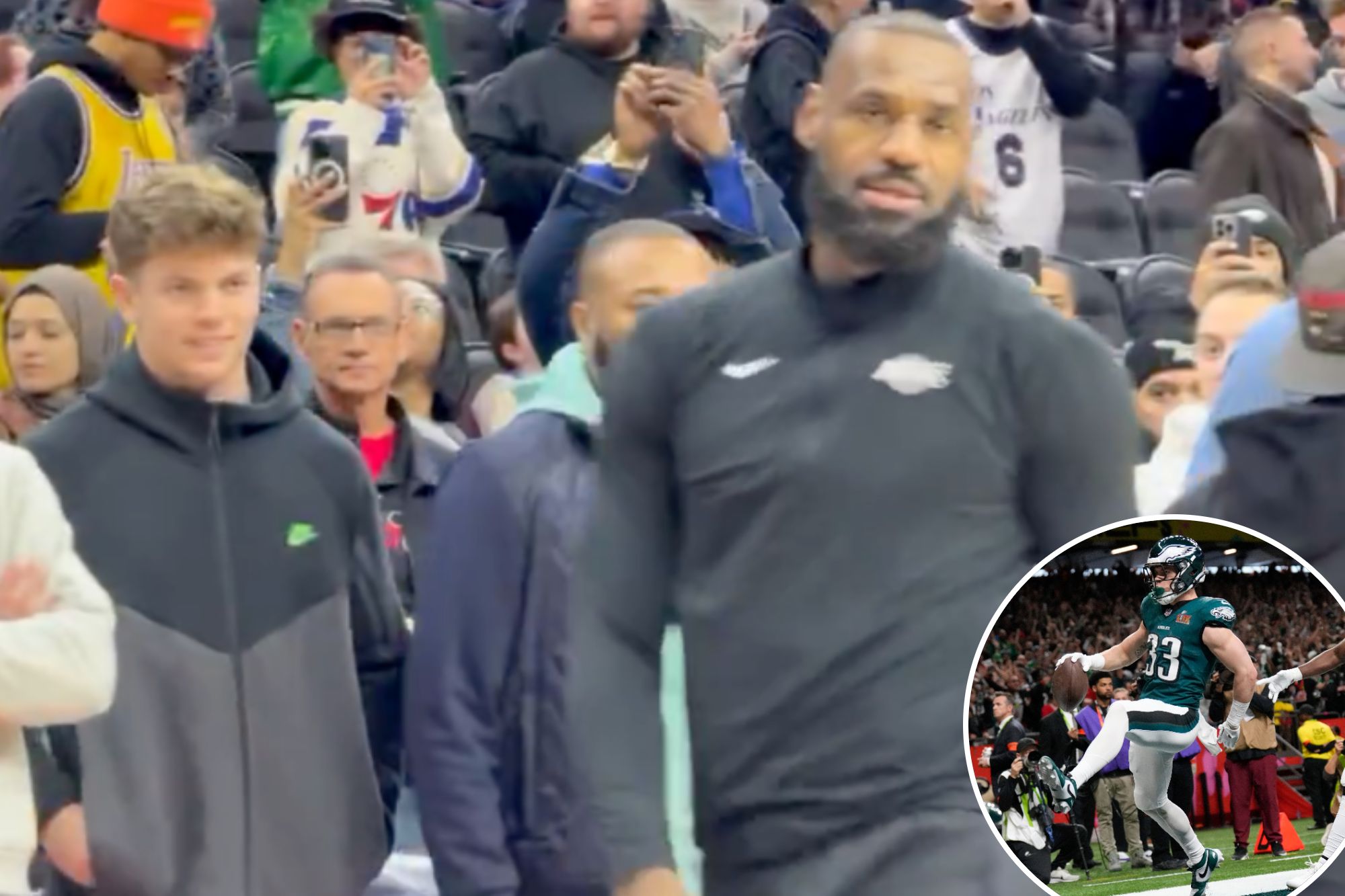 Cooper DeJean responds to LeBron James slight before Super Bowl 2025 ...