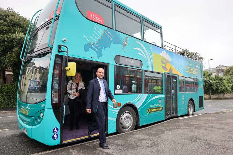 Cornwall's open-top buses that tour scenic routes are absolutely scrapped