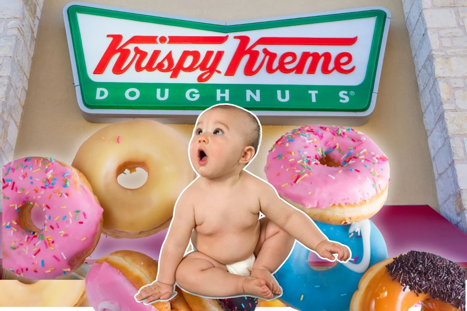 Baby Born at Krispy Kreme Gets Free Donuts Forever
