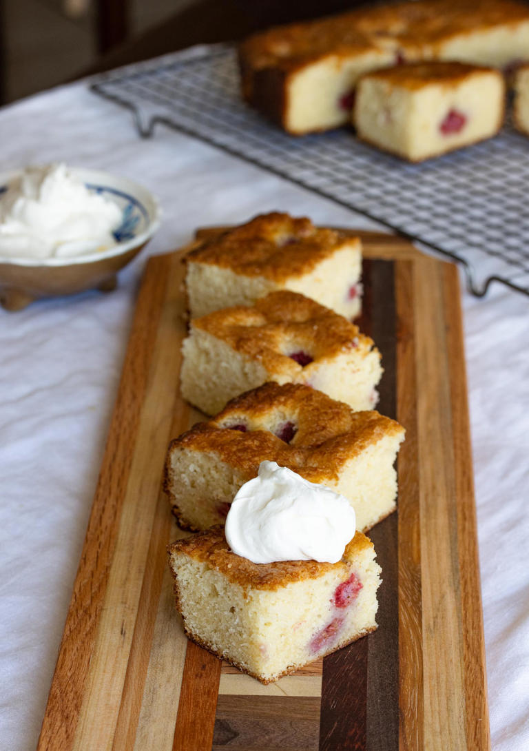 Raspberry Buttermilk Cake