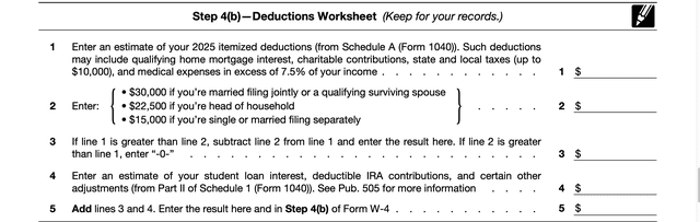 How to Fill Out the 2025 W-4 Tax Withholding Form Correctly