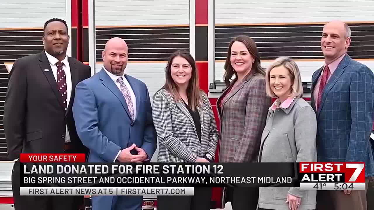Land donated for Midland’s Fire Station 12