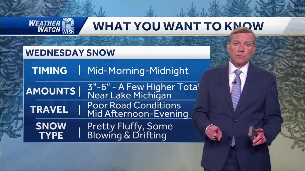 Weather: Wednesday Winter Storm