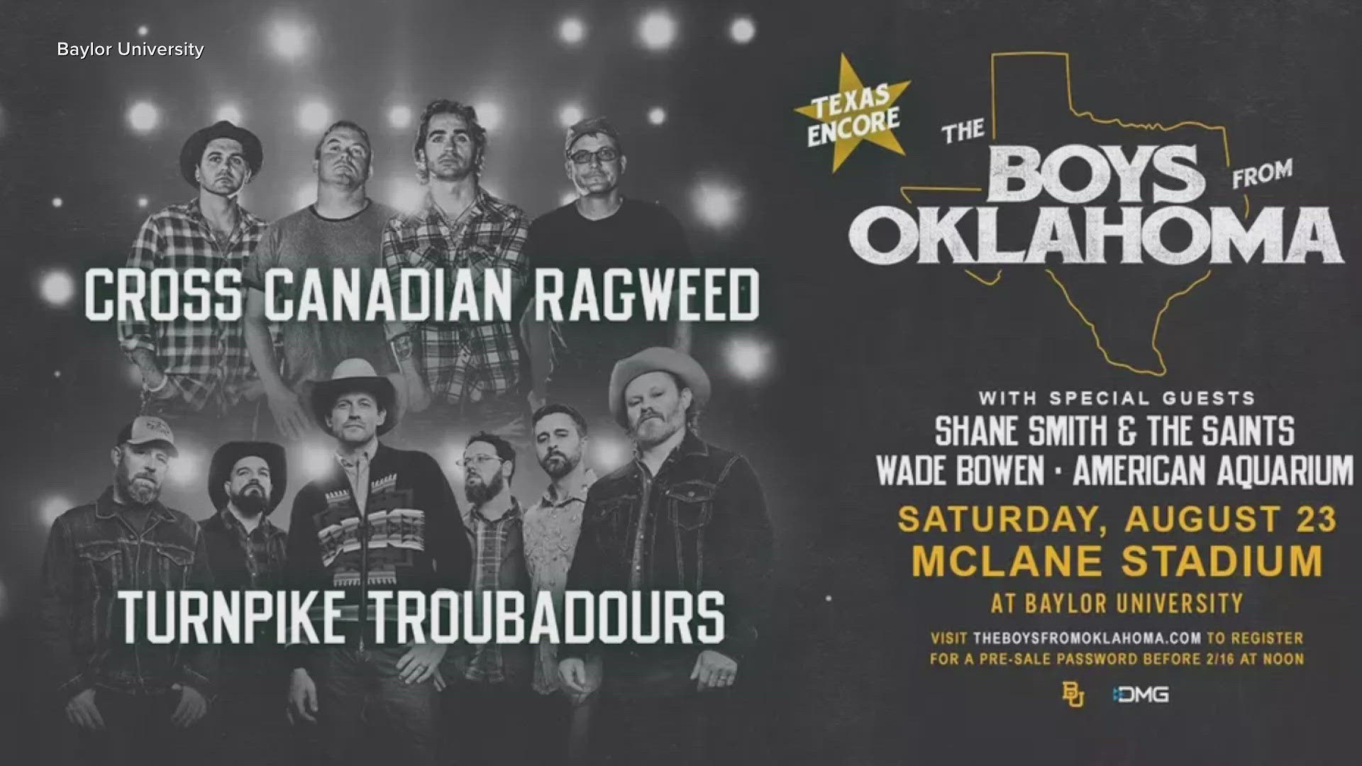 Cross Canadian Ragweed and Turnpike Troubadours to headline a concert ...