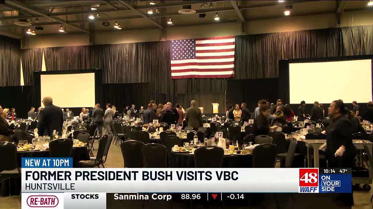 Former President George W. Bush visits VBC for Thrive Alabama event