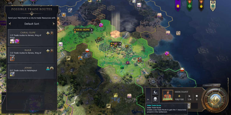 How to Set Up Trade Routes in Civ 7