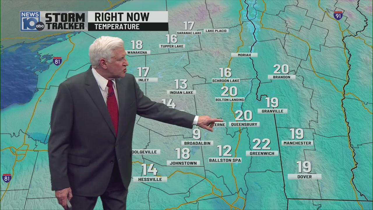 Mostly cloudy, chilly Wednesday