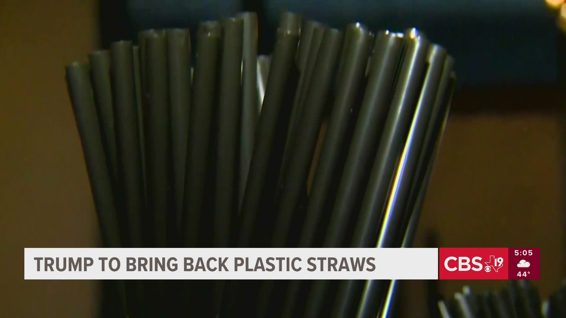 Trump to bring back plastic straws