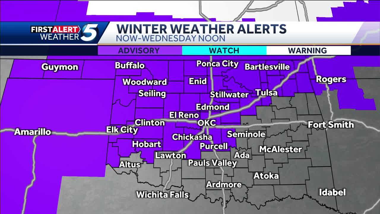 UPDATES: Winter weather advisory takes effect for ice, snow threat ...