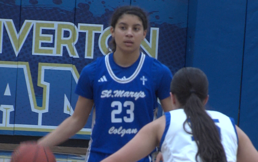 St. Mary’s-Colgan Girls Basketball Cruises in Win Over Riverton