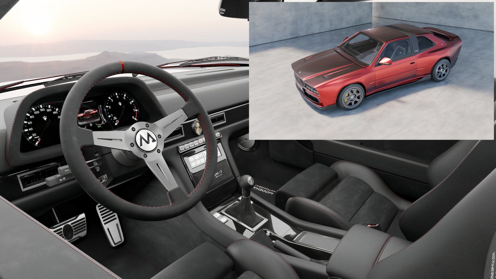 Maserati Biturbo Shamal Restomod's Interior Is A Contemporary Take On ...