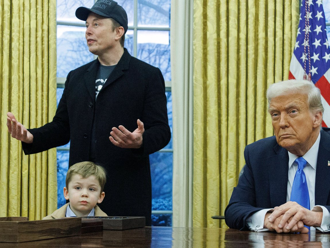 Im Oval Office: Elon Musks Sohn stiehlt Donald Trump die Show