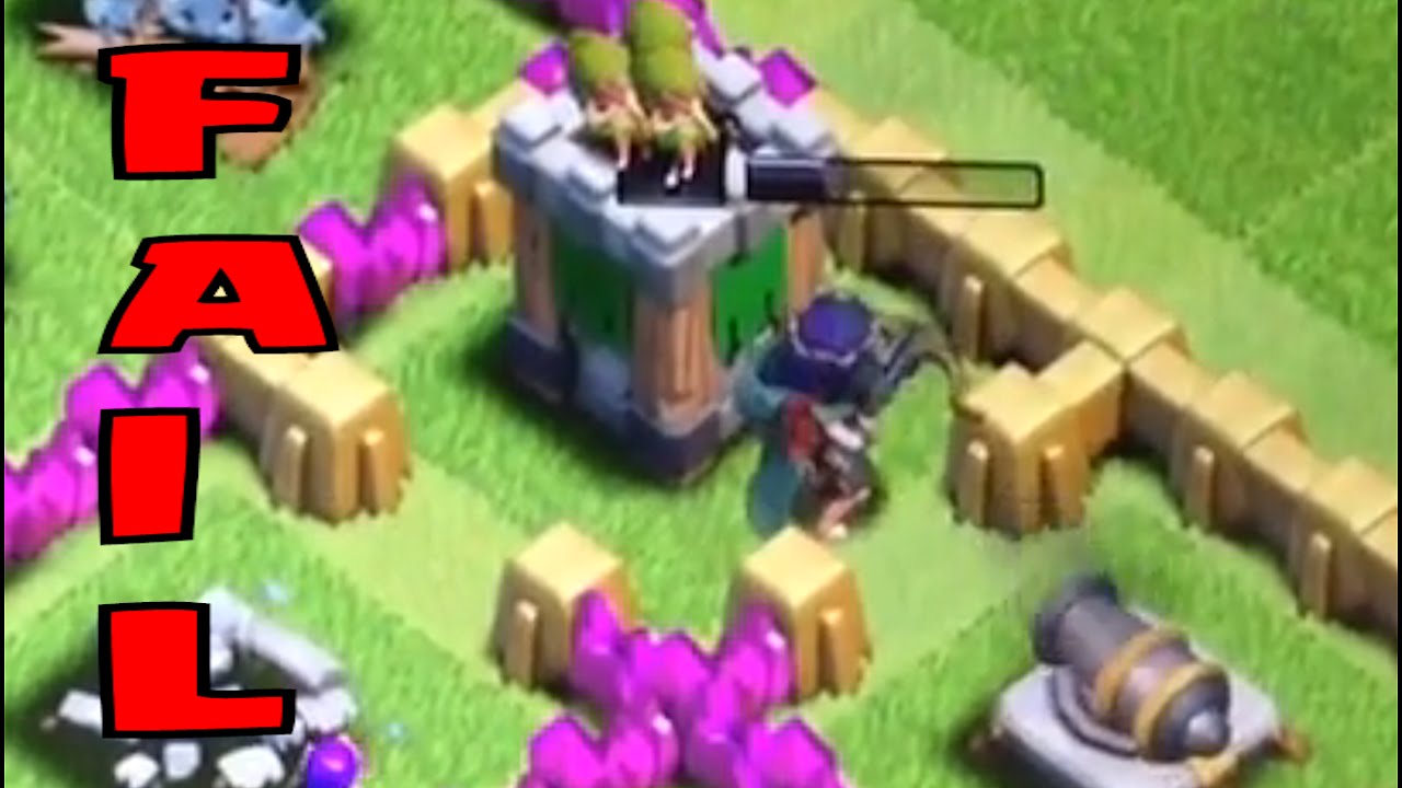 Clash of clans funny FAIL RAIDS (failtage #19)
