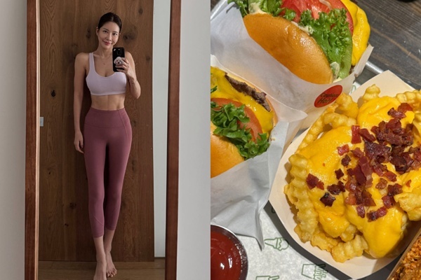 ‘100억 매출’ 김준희, 칼로리 폭탄 햄버거 먹어도 47kg ‘완벽 몸매’