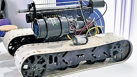 Koorma amphibious crawler robot debuts at Aero India iDEX pavilion