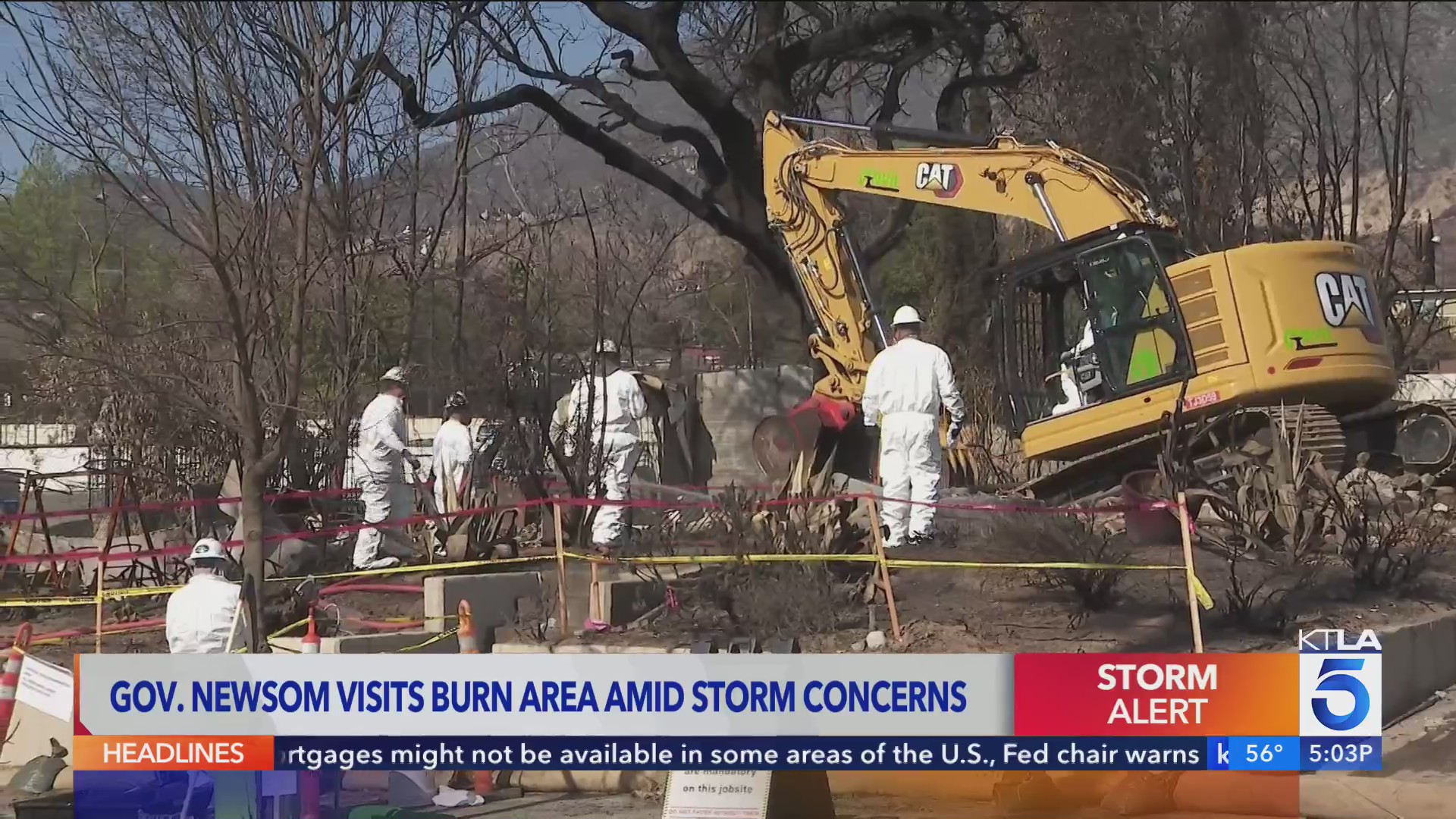 State and local officials prepare SoCal burn scar areas ahead of ...