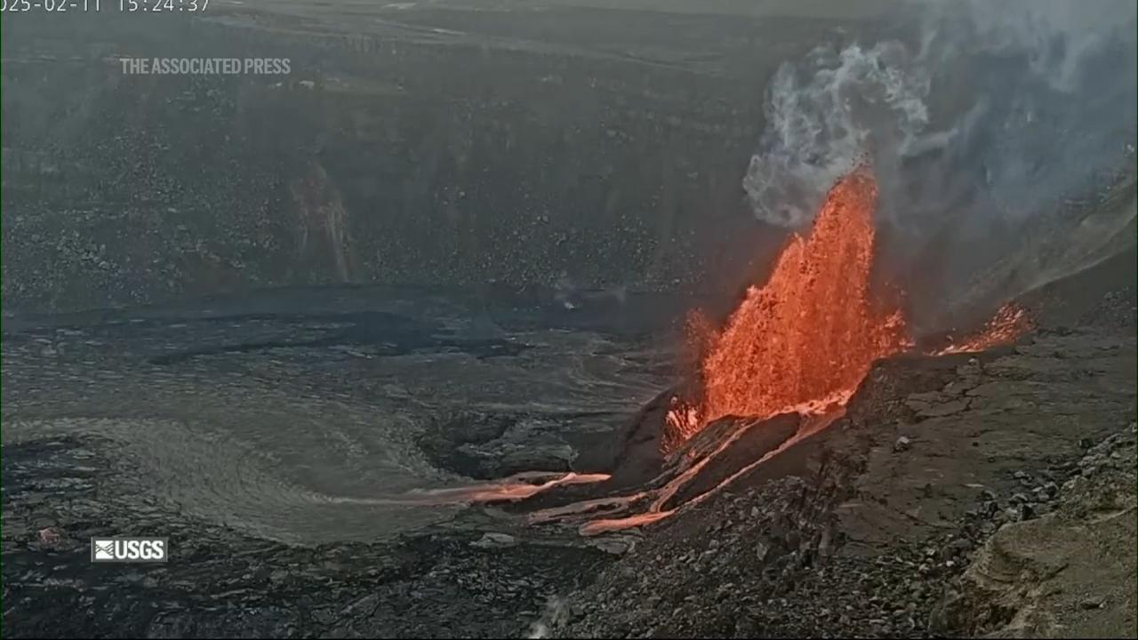 Kilauea is shooting lava again. It is the Hawaii volcano's latest ...