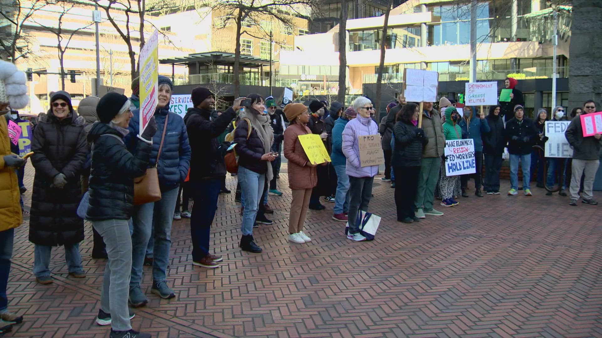 Seattle federal workers taking a stand against Trump's funding cuts