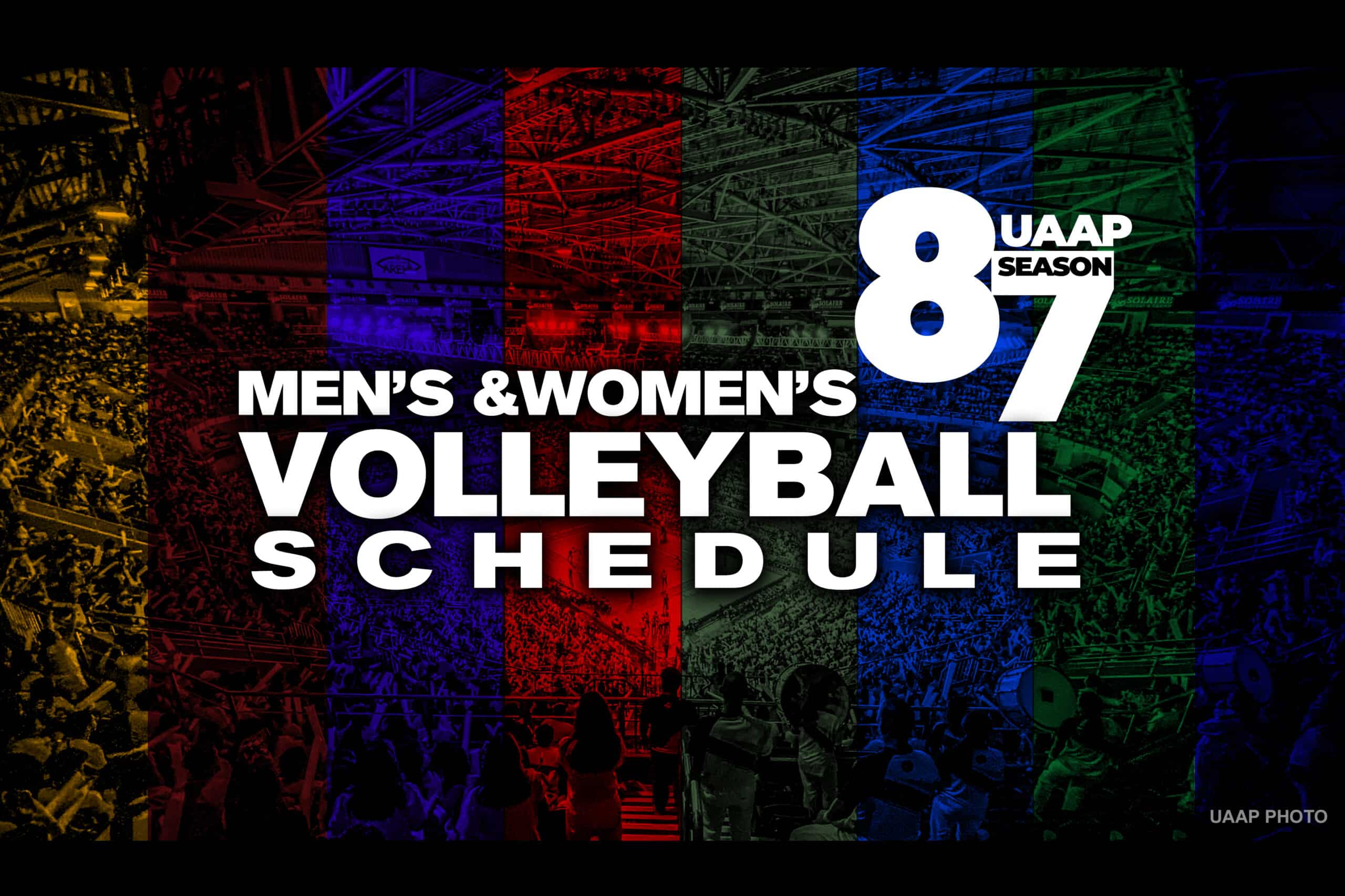 SCHEDULE: UAAP Season 87 volleyball tournament first round