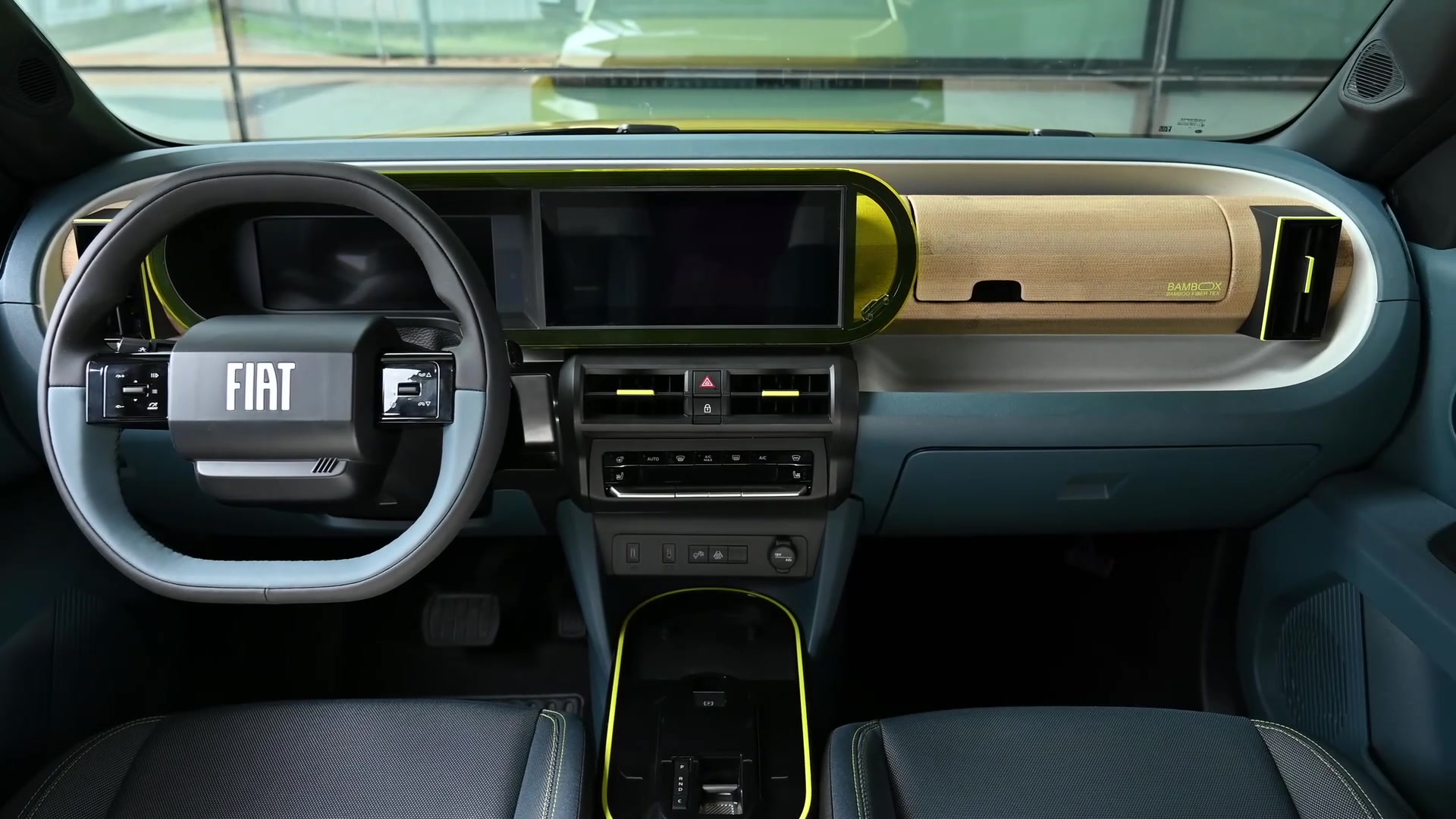 The new Fiat Grande Panda Interior Design in Yellow