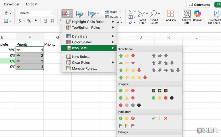 Here is how I use conditional formatting during project management in Excel