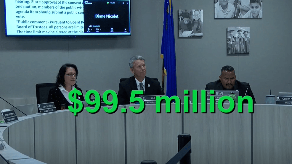 Washoe County school board approves $99.5 million in funding for major ...