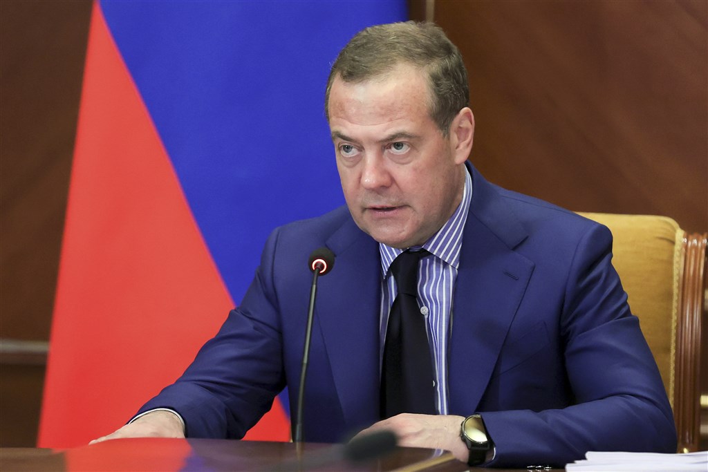 Vicevoorzitter Medvedev van veiligheidsraad Rusland: 'Bezet land ruilen ...