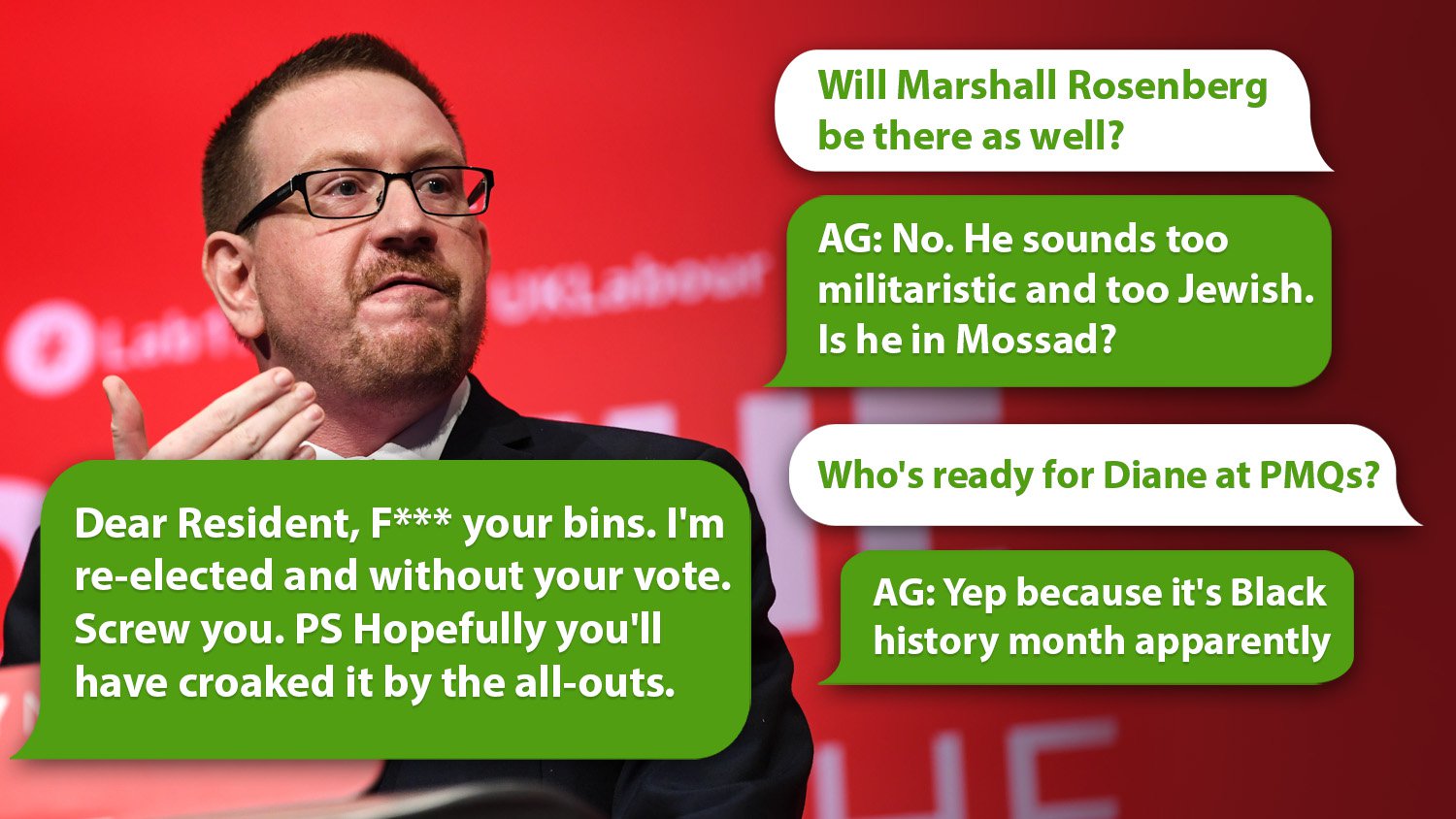 Offensive Labour WhatsApp group leads to 11 people being suspended