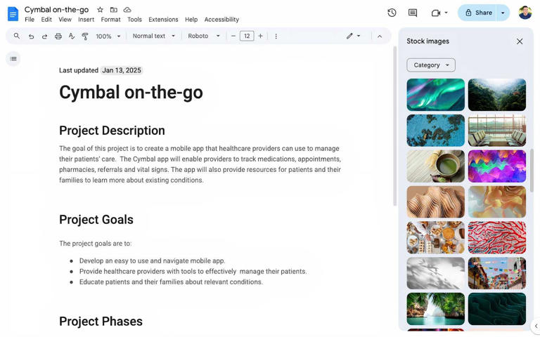 Google Docs just got a lot more cover photo options