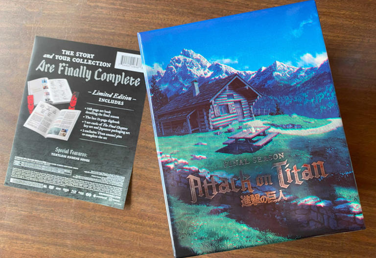 The Attack on Titan Limited Edition Final Season Blu-ray + DVD from ...