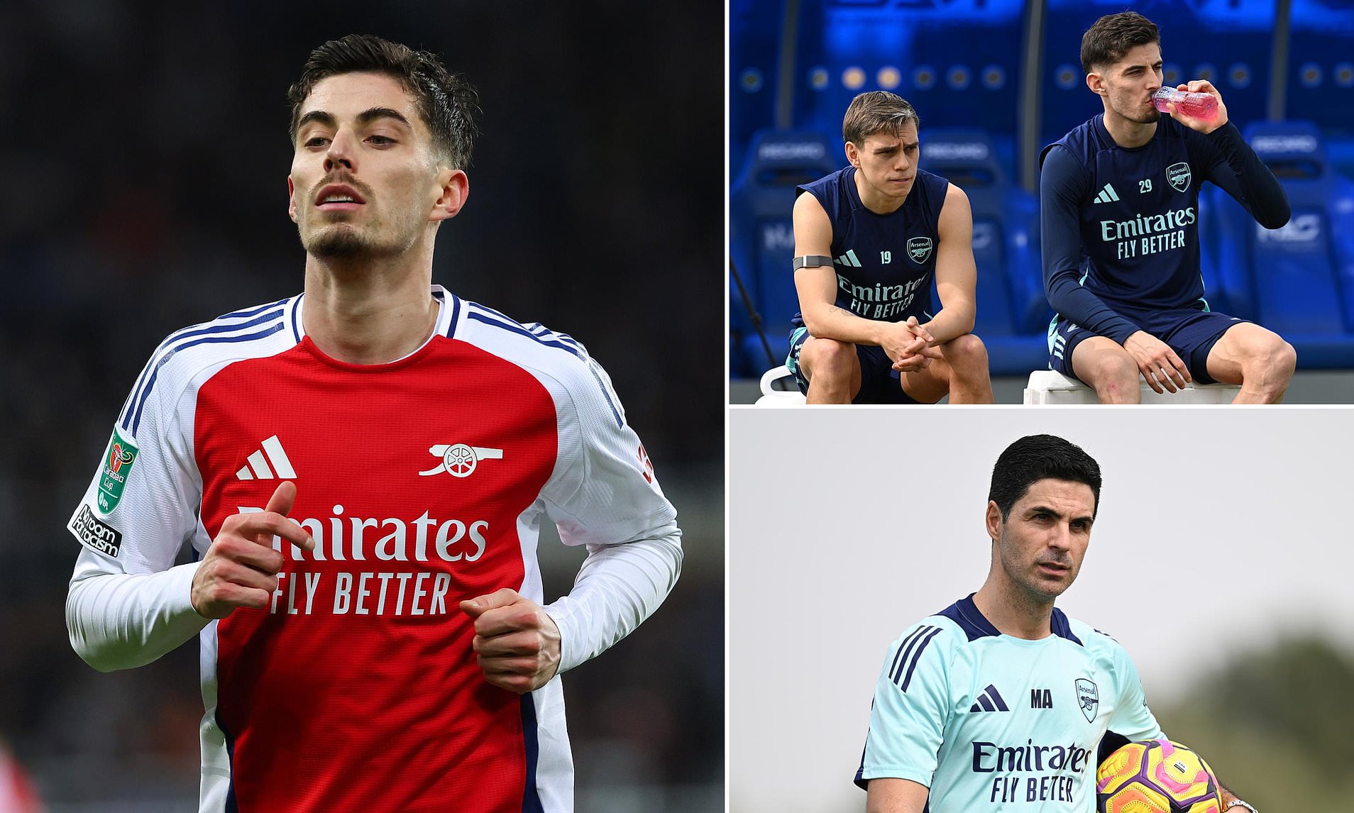 Arsenal CONFIRM Kai Havertz's devastating hamstring injury and reveal ...