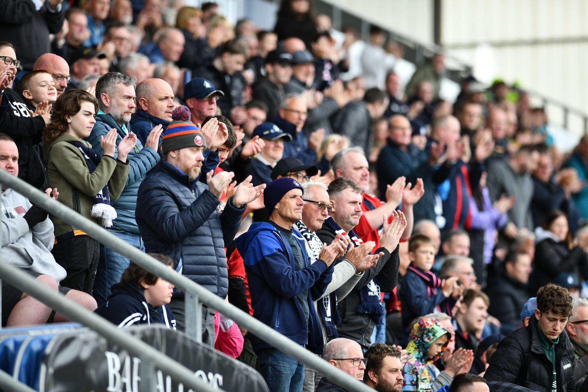 Fans call for fourth stand as Falkirk's table-topping clash with Ayr ...