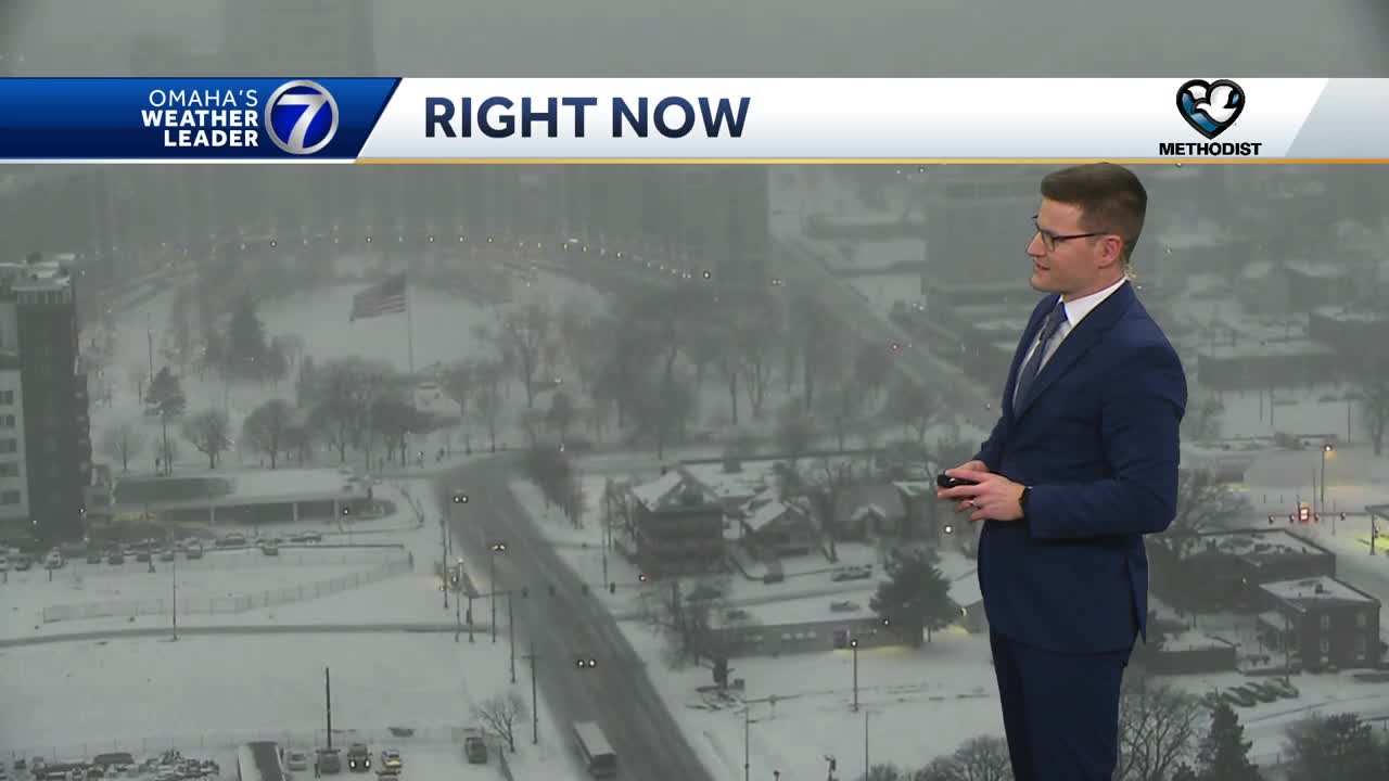 Winter storm brings snow, cold to Omaha area