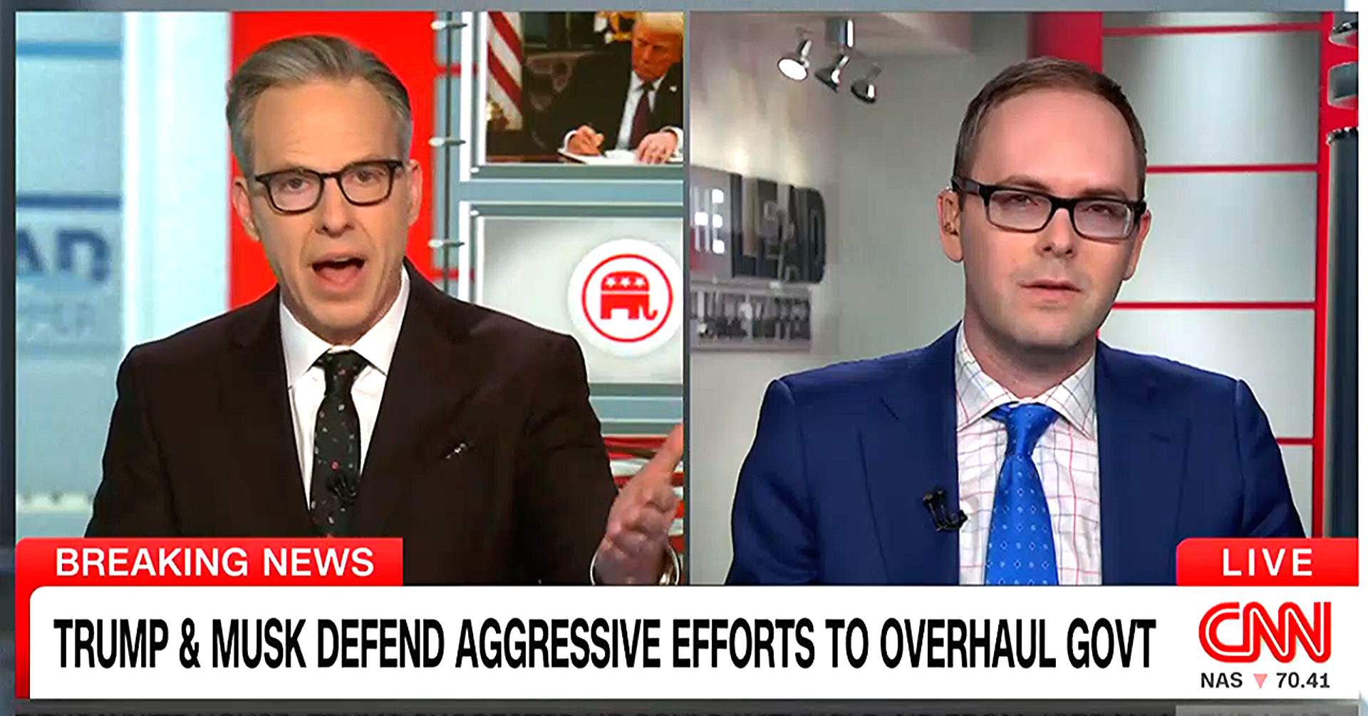 CNN’s Jake Tapper And Daniel Dale Torpedo Trump-Musk Oval Office Rants ...