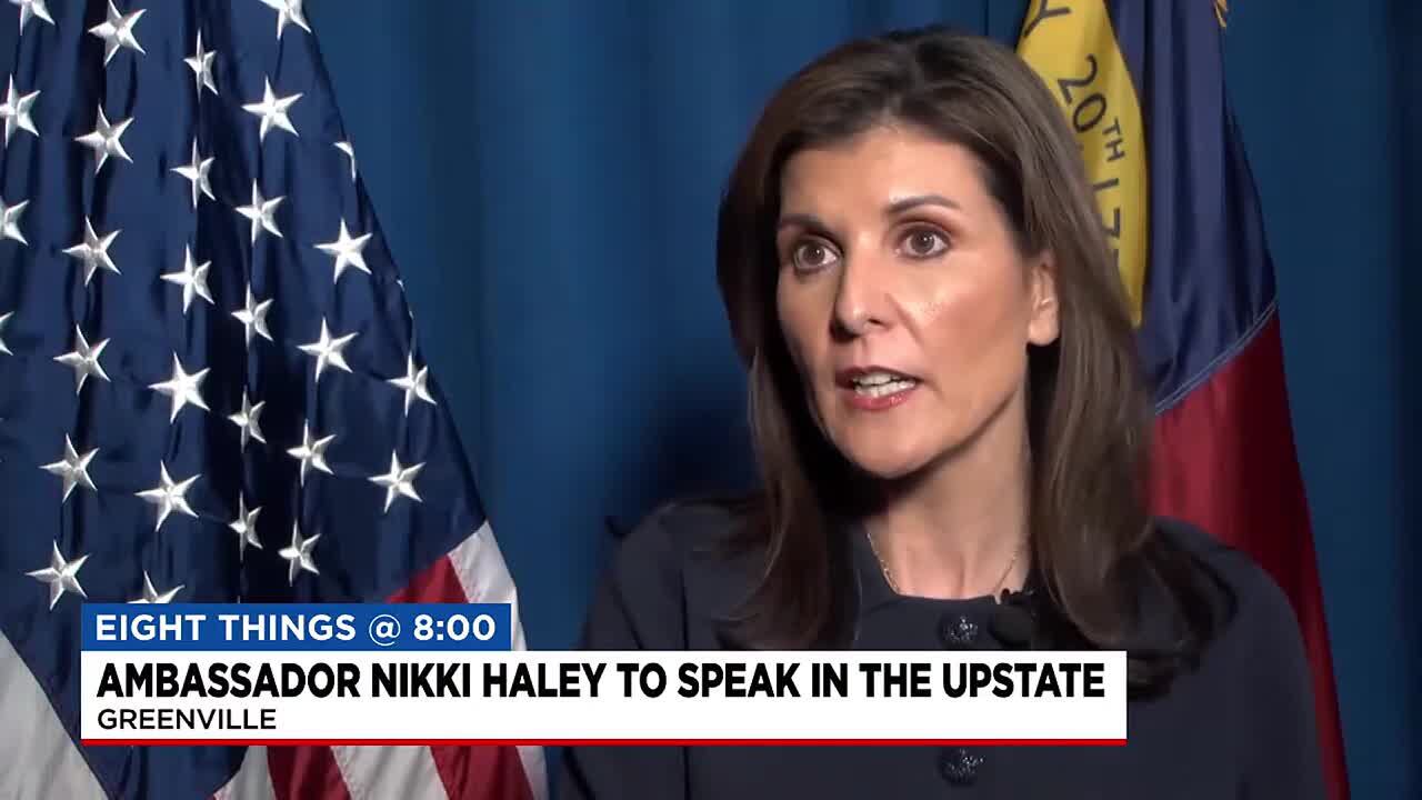 U.S. Ambassador Nikki Haley to speak in the Upstate
