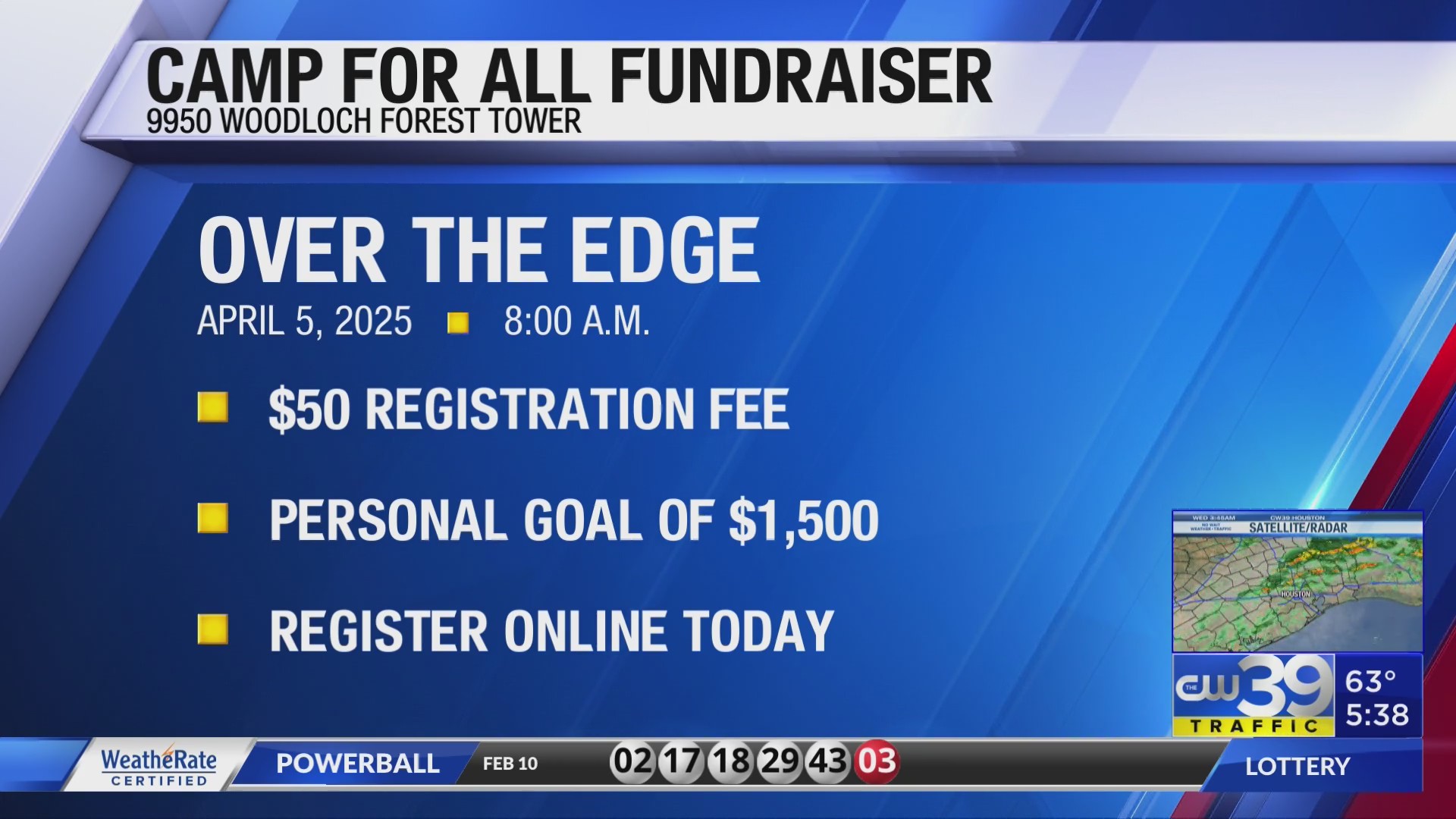 Would you scale a 20-story building in the name of charity? | CW39 Houston