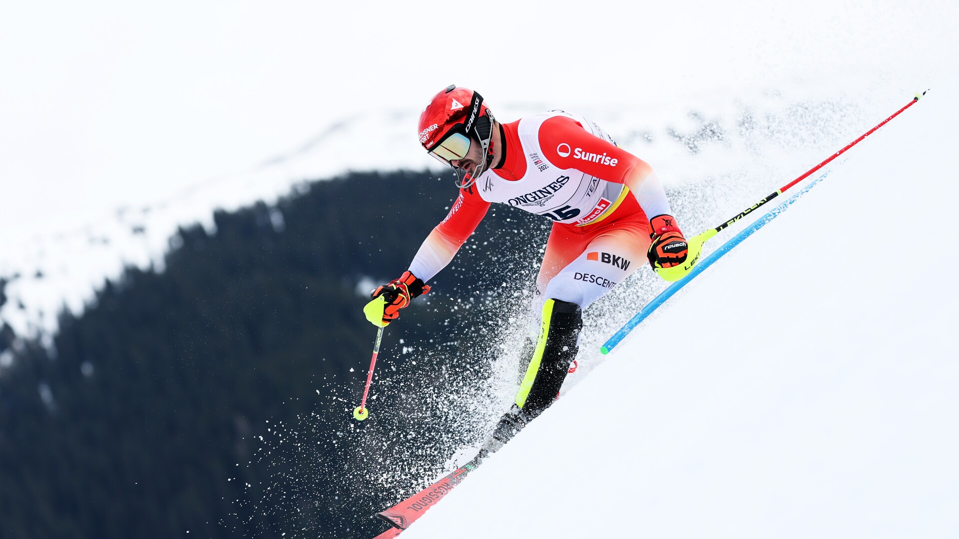 Swiss sweep men's team combined medals, extend perfect golden Alpine worlds