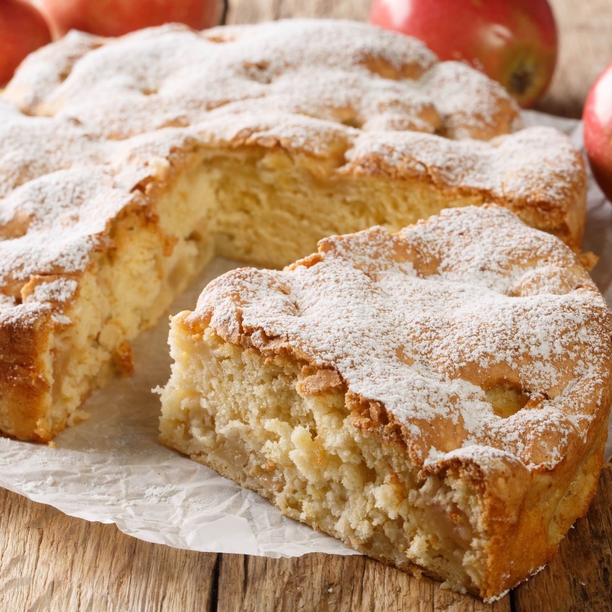 "Mon gâteau aux pommes de référence, j'ai partagé la recette à toute ma ...