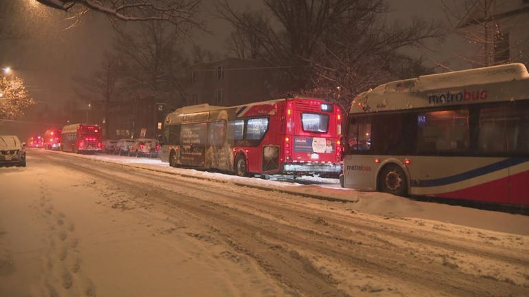 Metrobus to operate under severe snow plan following winter storm