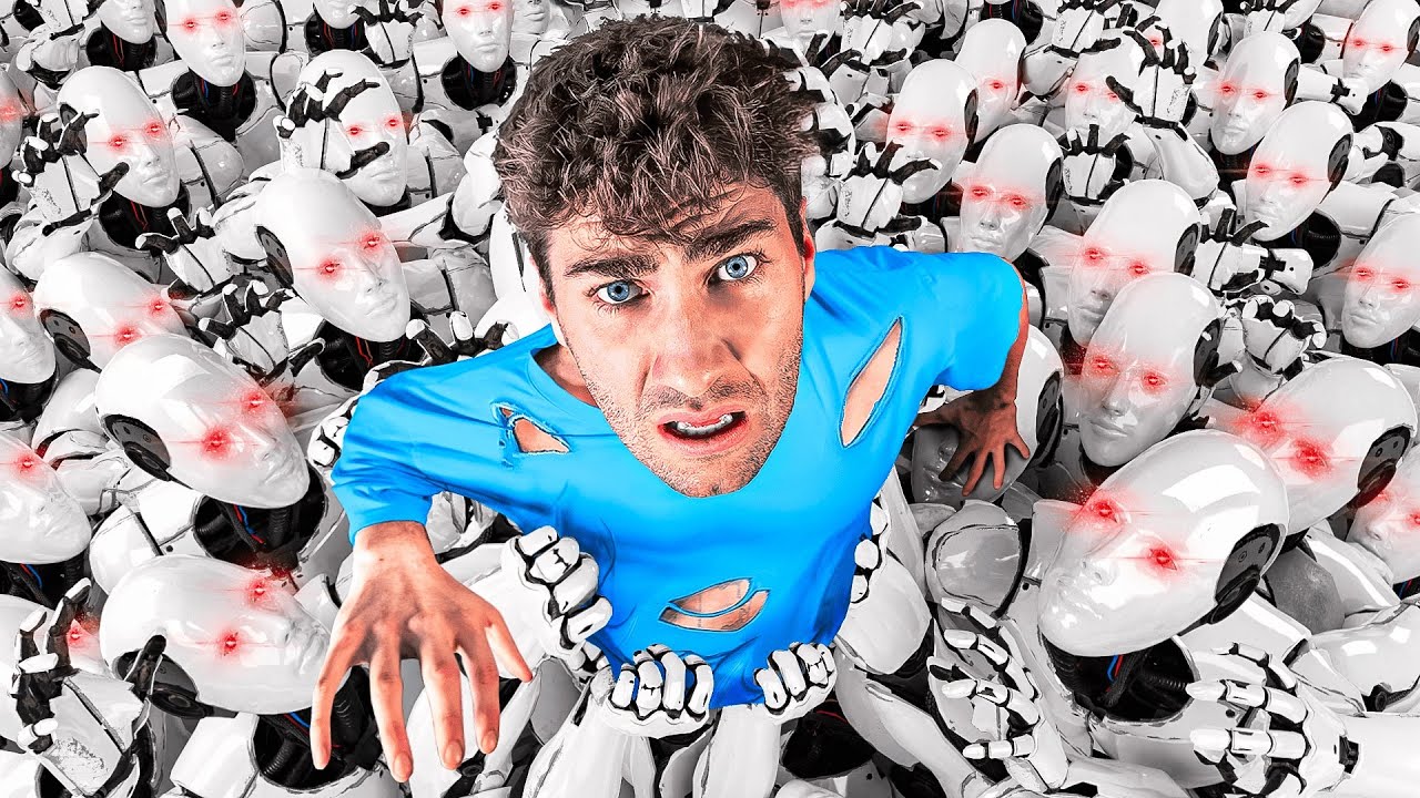 Humans VS Robots: 100 Experiments